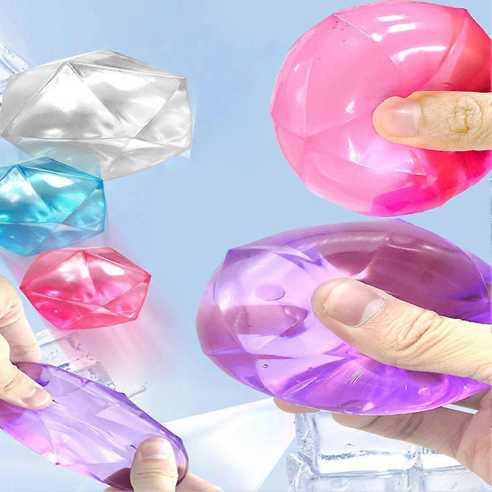 Stress Balls for Adults Child Reusable Ice-Cube Shape Stress Balls Soft ...