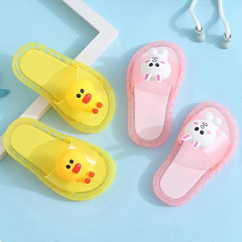 nya mode tofflor tecknad LED flip flops söta skor halkfria barn skor ...