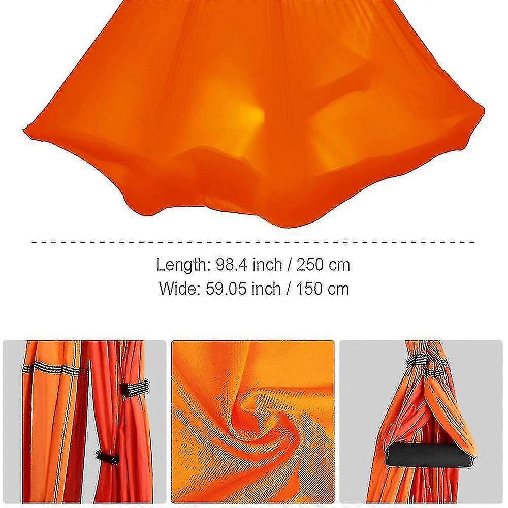 Aerial Yoga Swing Set, Yoga Hammock Flying Trapeze Yoga Kit Aerial Yoga ...