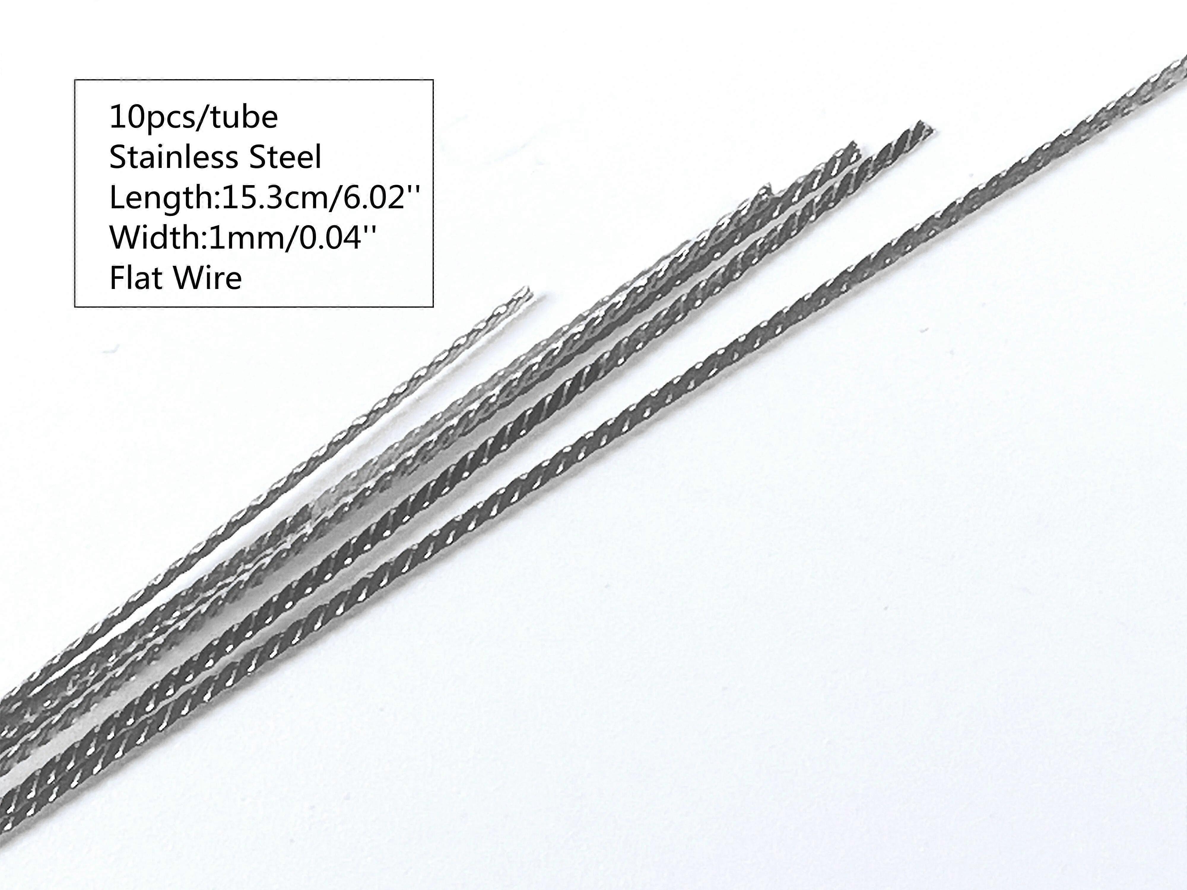 Dental Retainer Wire Flat Plate Twist Wires Straight Orthodontic ...