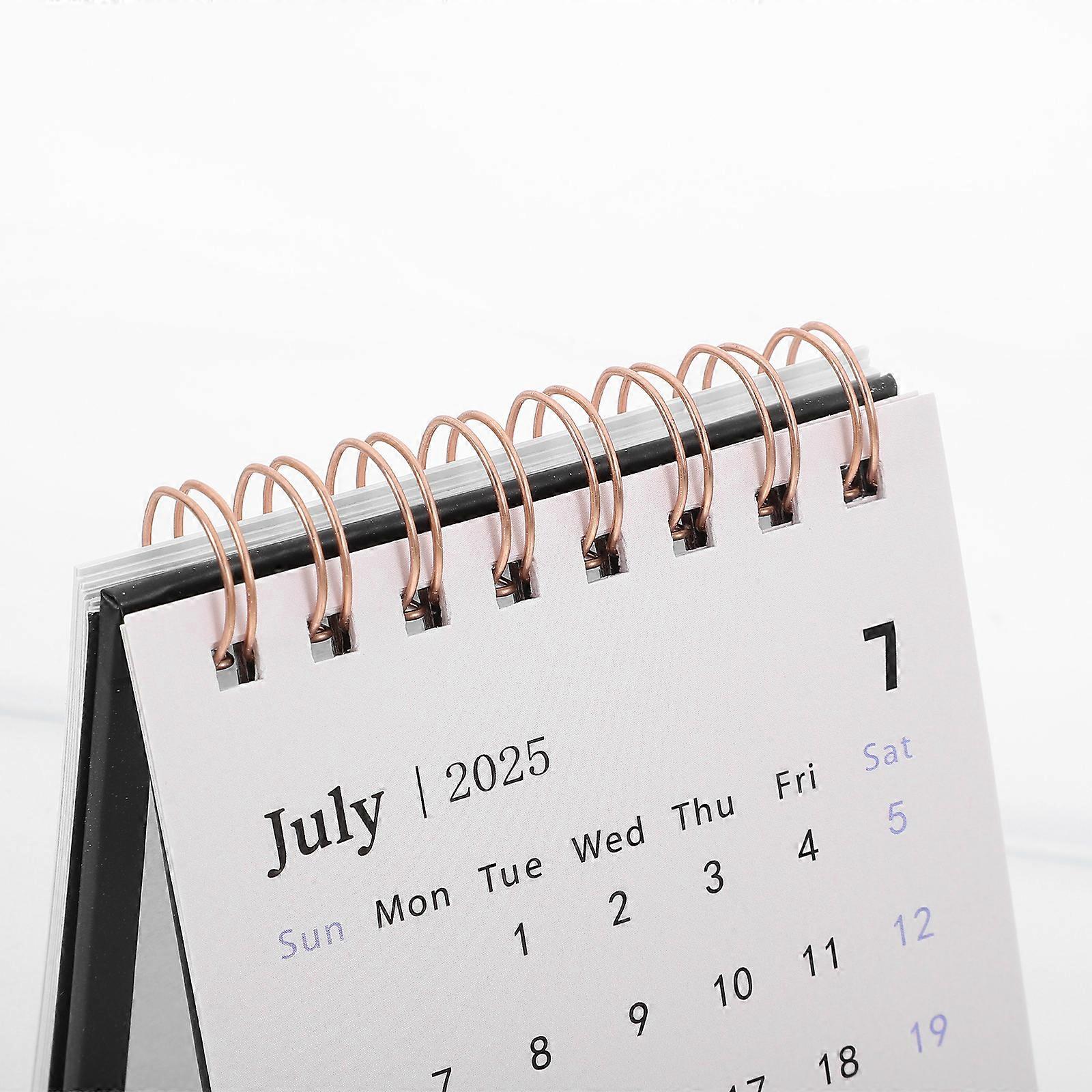 Flip Calendar 2024-2025 Desk Calendar Freestanding Desk Calendar 2024 ...