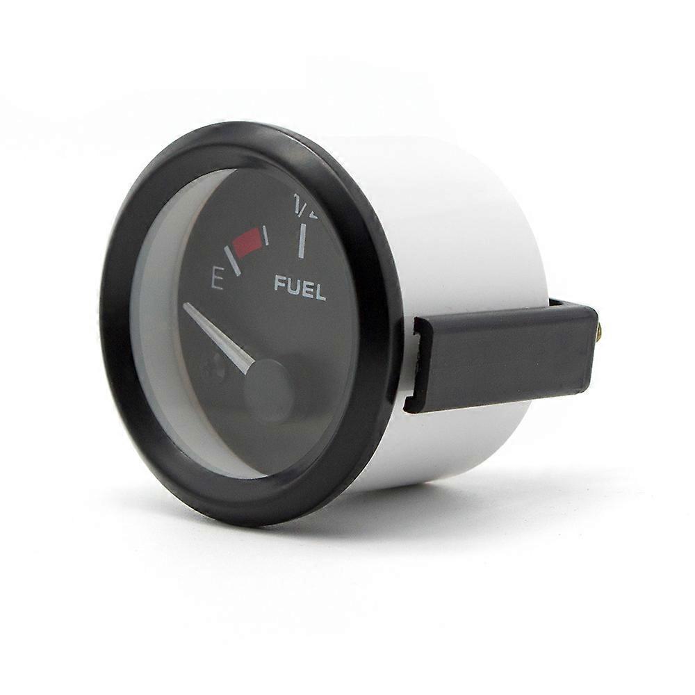 2'' 52mm Fuel Level Gauge, 12V Pointer Car Fuel Tank Meter with LED ...