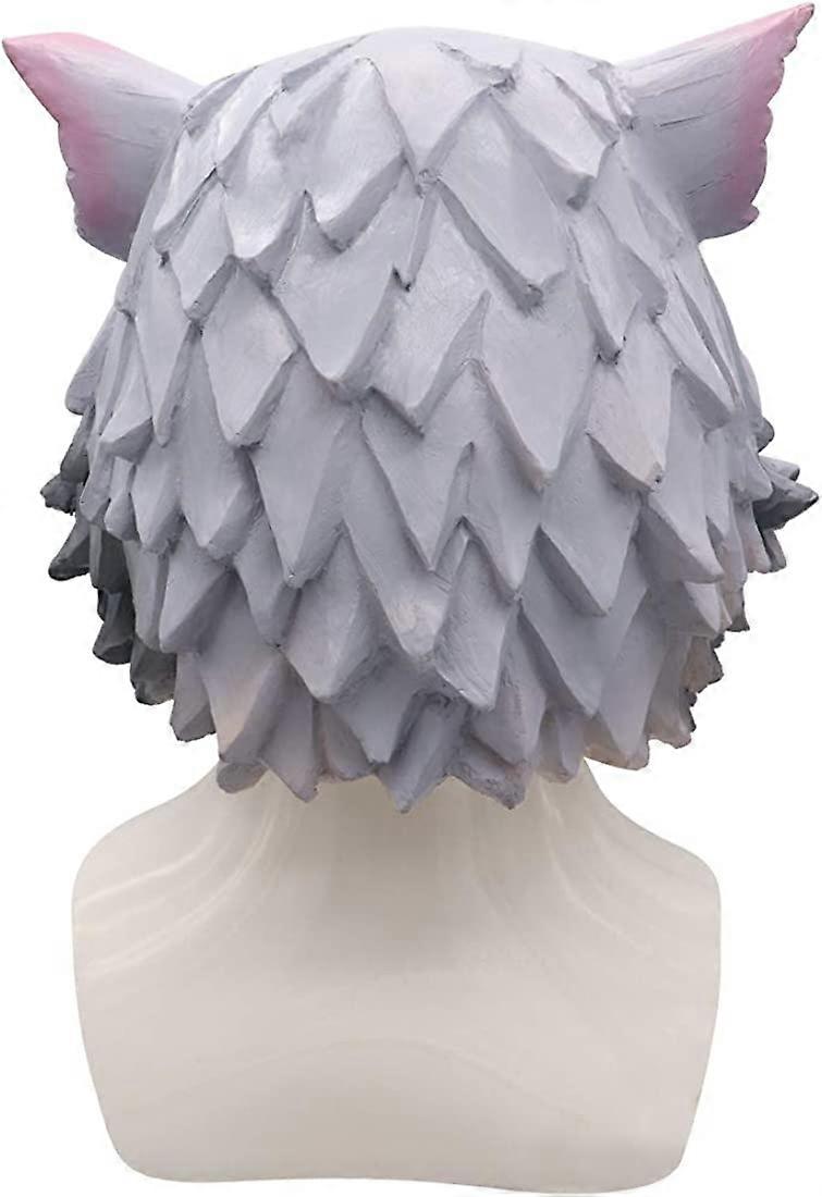 Demon Cosplay Mask Prop Anime Hashibira Inosuke Mask Costume Prop Toy ...
