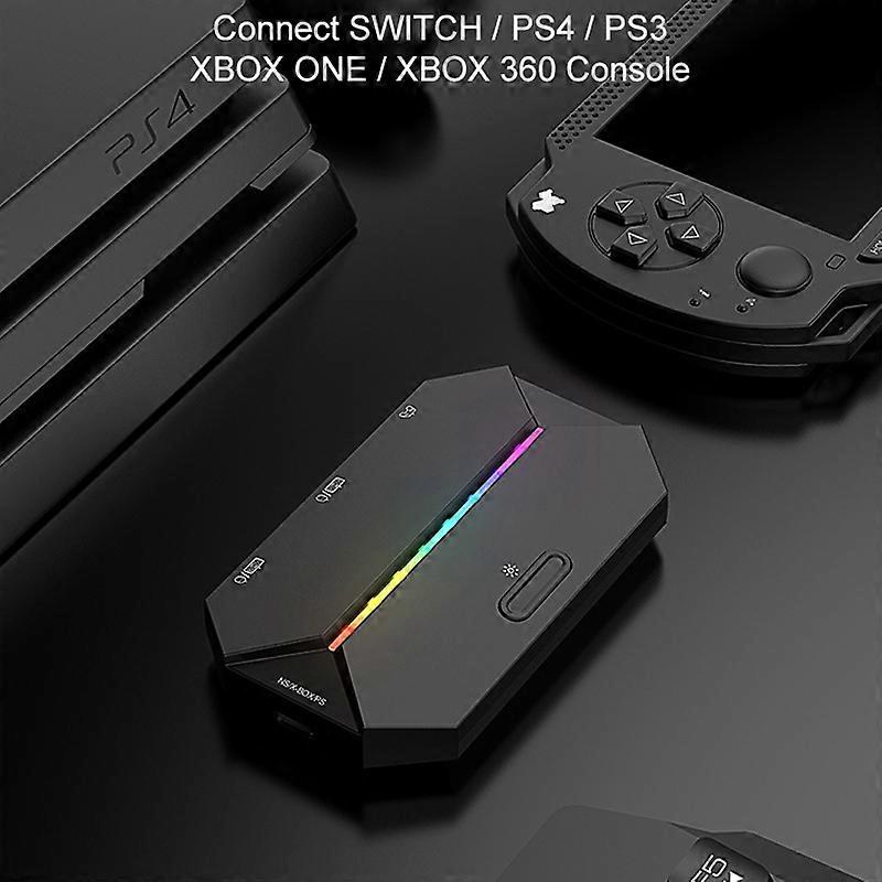 G6L Gaming Keyboard Mouse Converter Portable Wired Mobile Controller ...