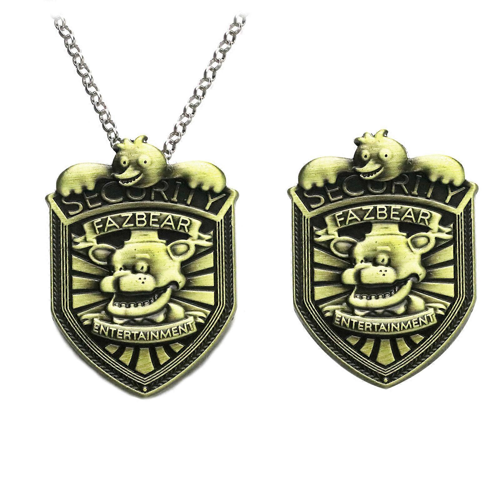 FNAF Security Guard Badge - Freddy Fazbear's Night Guard Pin Kids Toys ...