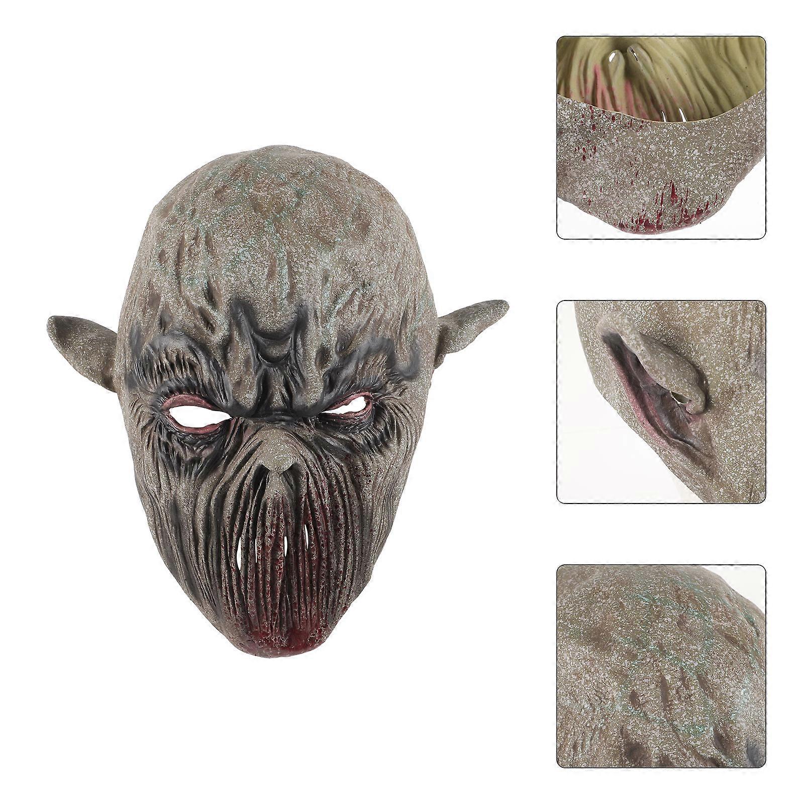 Halloween Cosplay Mask Horrific Mask Creepy Terrifying Mask | Fruugo UK