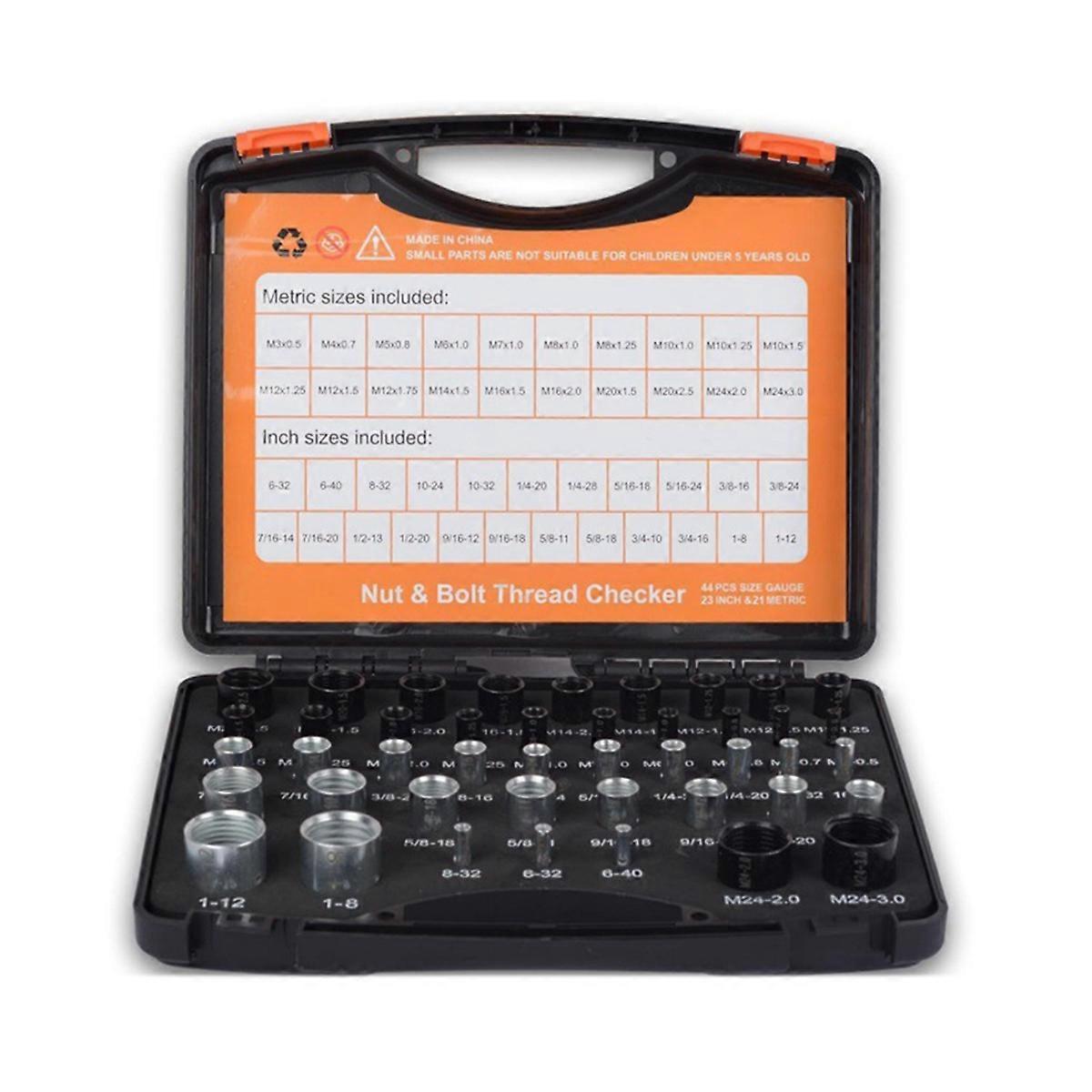 Assembled Thread Gauge Tools Nut Checker Bolt Checker Metric Sizes Nut ...