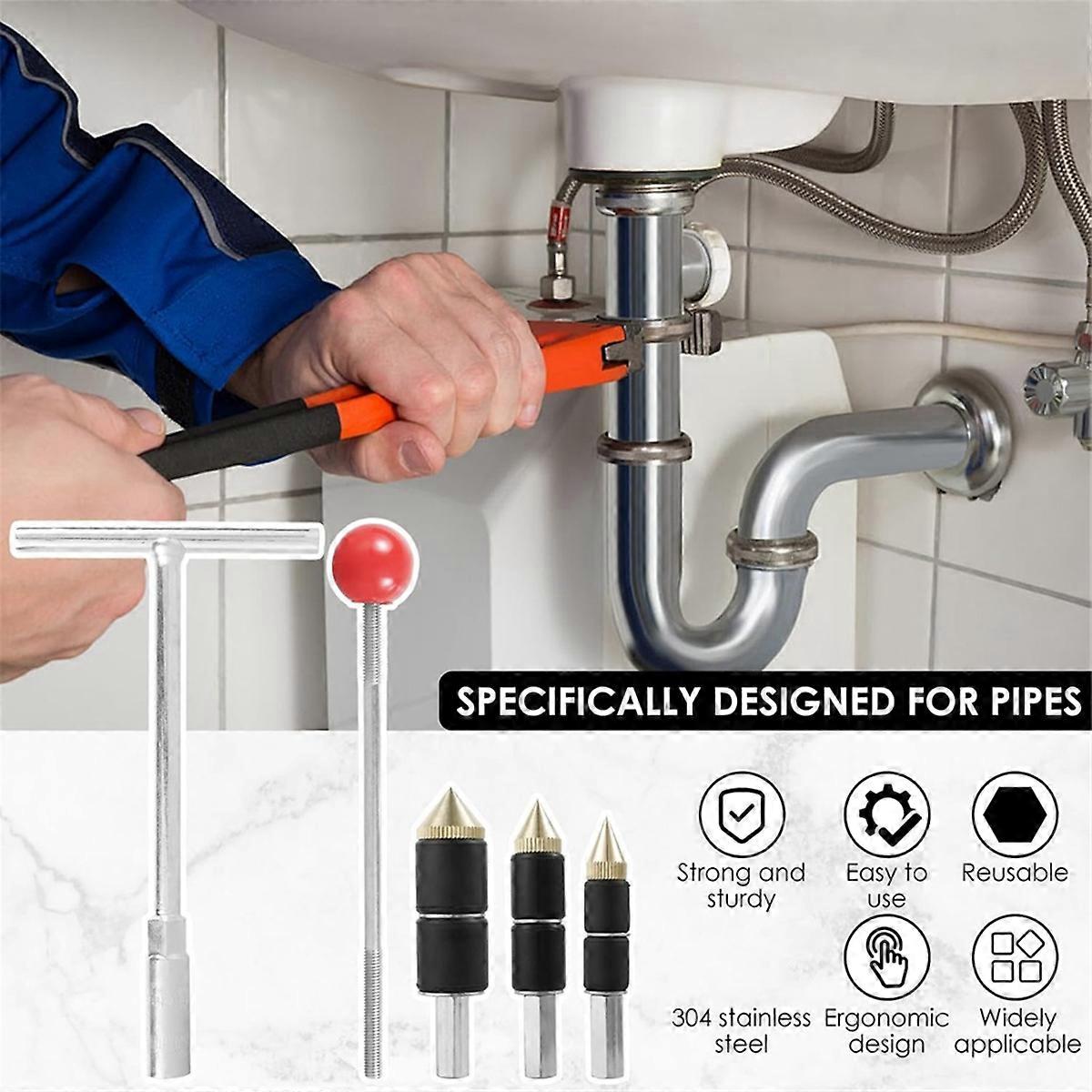 Pipe Water Stopper Kit, Hot Melt Water Stop Needles for Fast Water Line ...