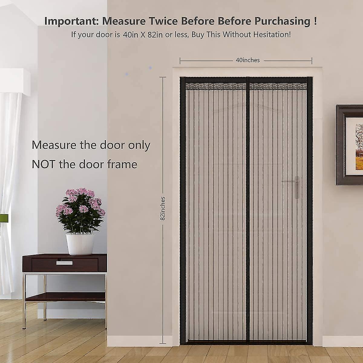 Magnetic Screen Door Keep Insects Out Mosquito Door Screen For Kid's ...