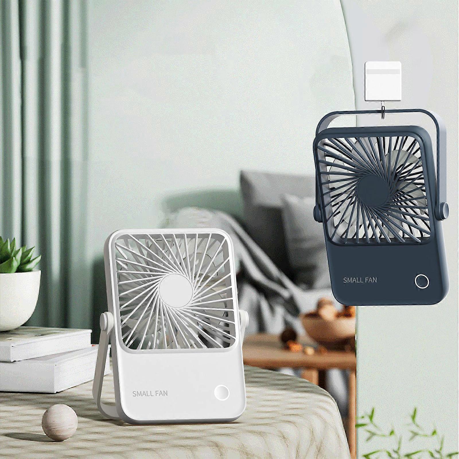 Lightweight Quiet Desk Fan Bedside Fan Wireless Small Fan USB ...