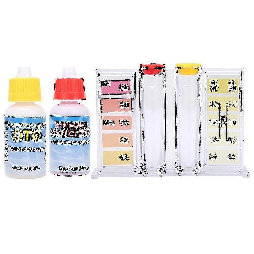 Ph Chlorine Water Quality Test Kit Swimming Pool Tester Water Testing ...