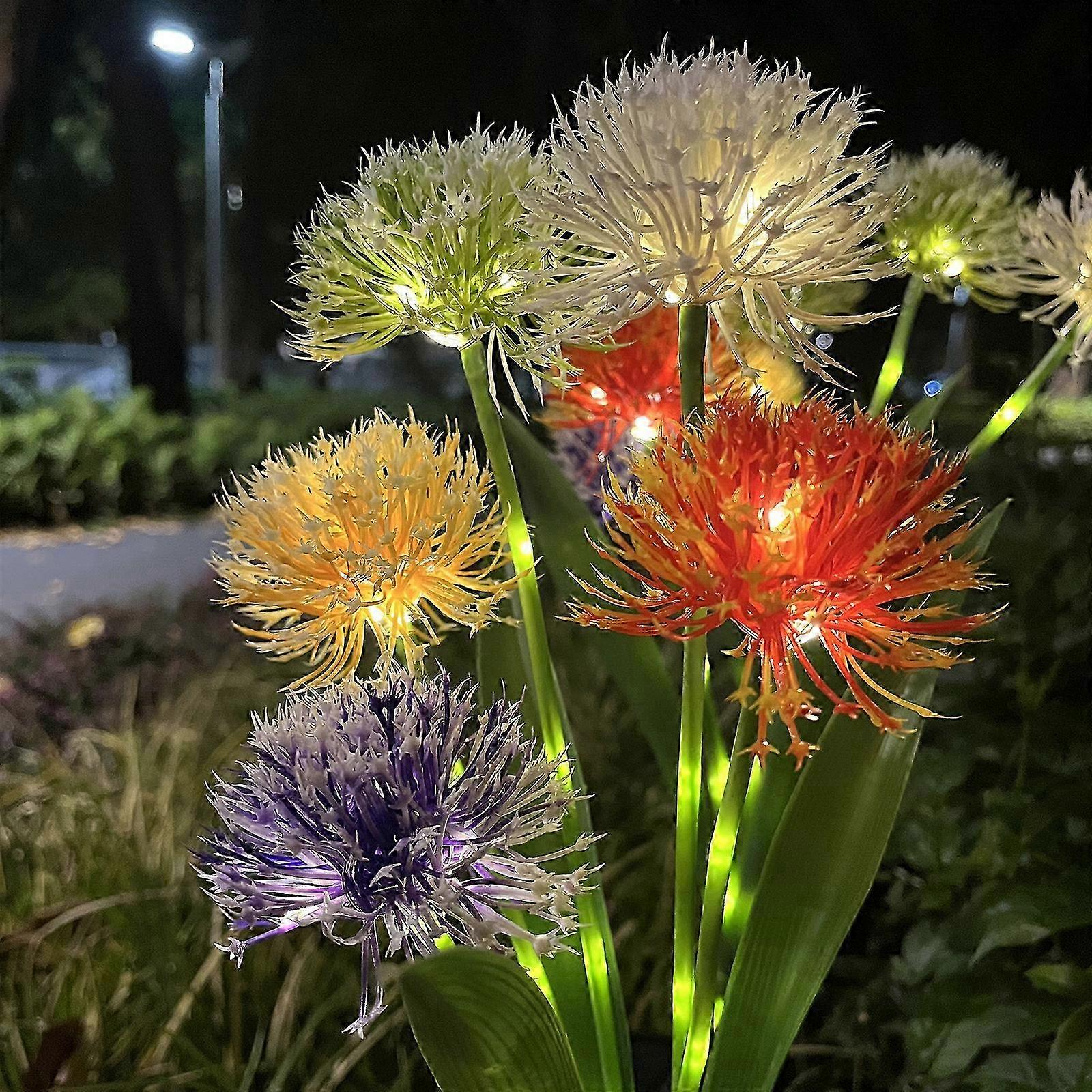 Waterproof 5-Head Solar Outdoor Decorative Garden Lights Swaying Lamps ...