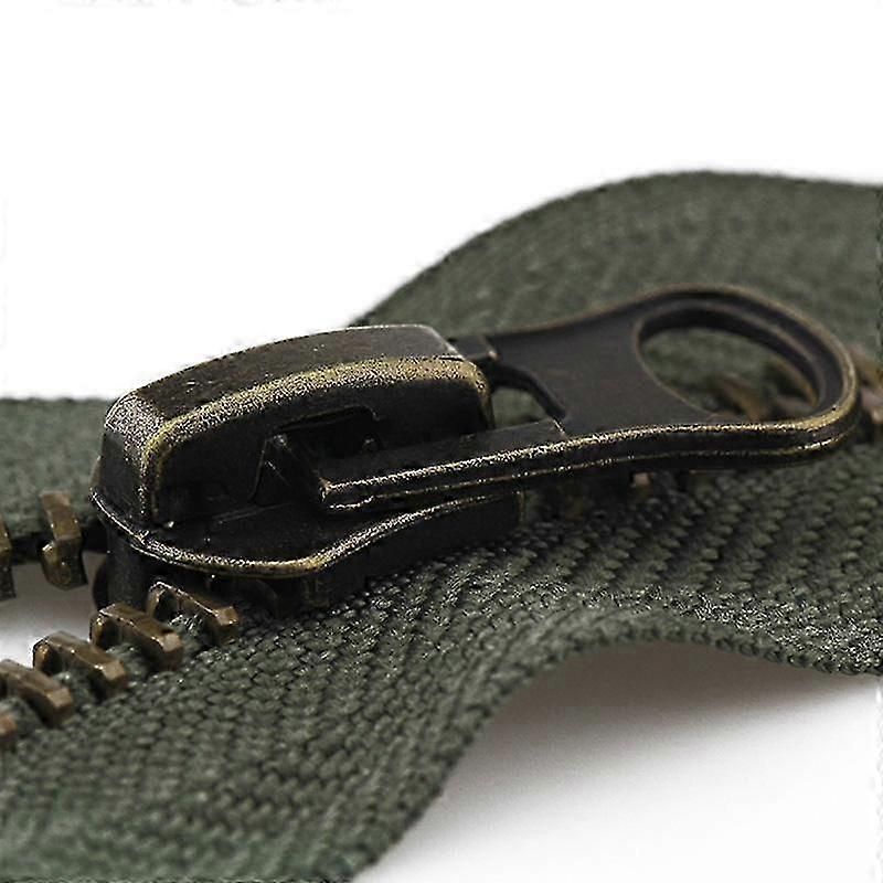 1PC Two-Way Double Slider Long Zip Open Ended Jacket Metal Zipper DIY ...