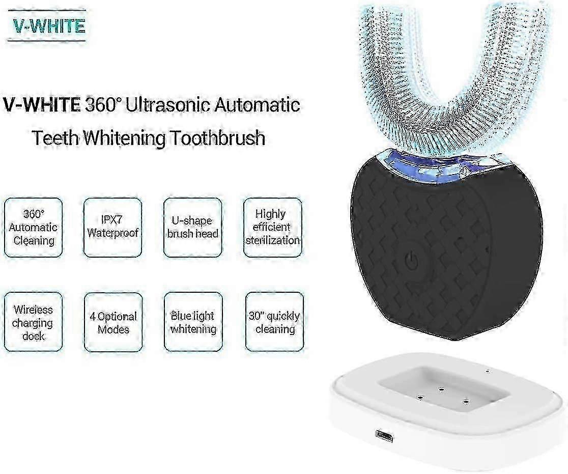 U-Shaped Electric Toothbrush Adult Teeth Whitening Instrument Teeth ...