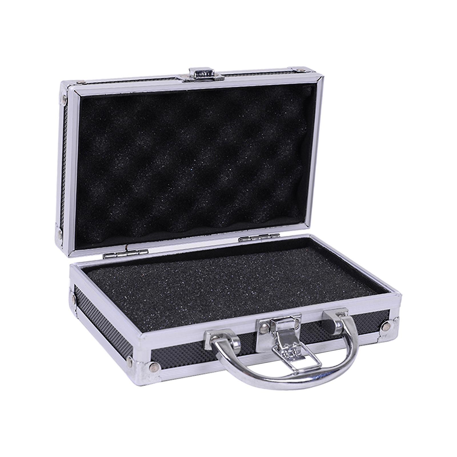 Microphone Case Hard Shell Aluminum Alloy Mic Case Hard Hair Tool for ...
