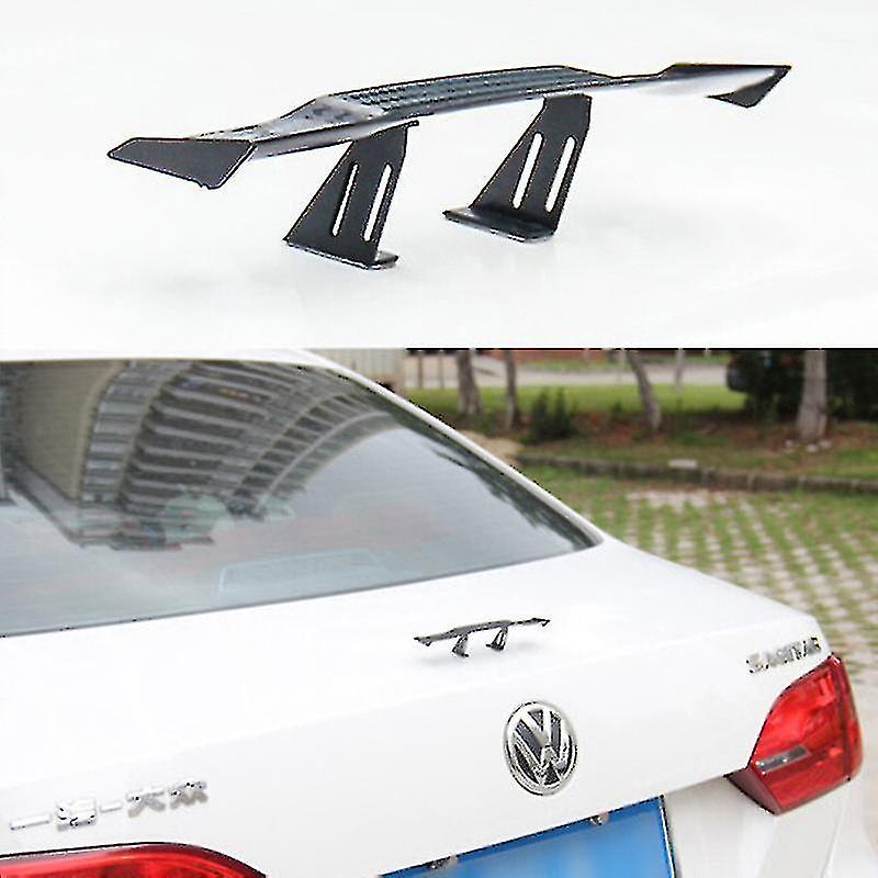 Universal Mini Spoiler Auto Car Tail Decoration Spoiler Wing Carbon ...