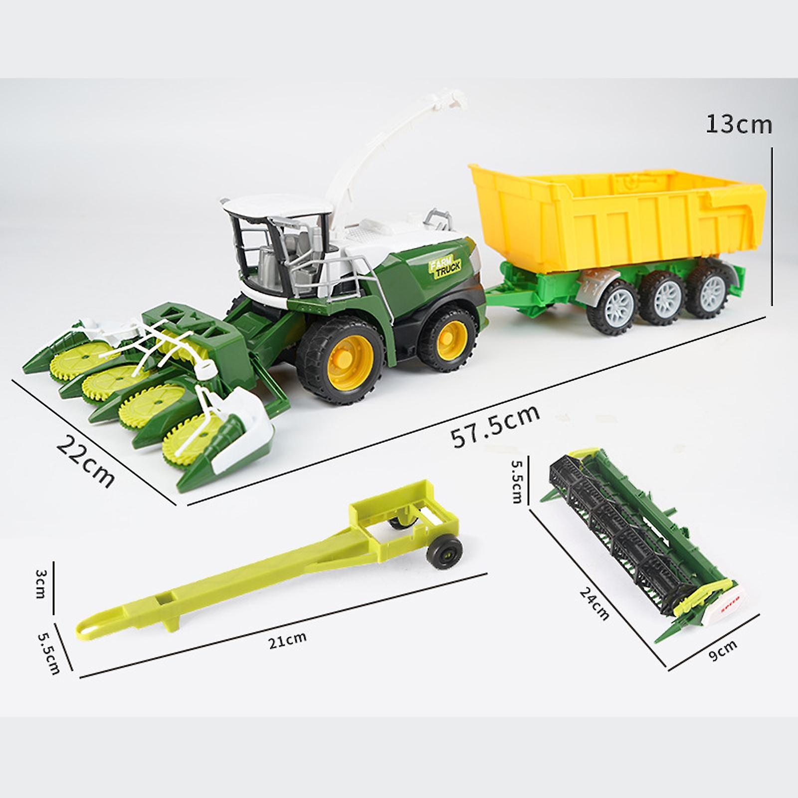 1/24 Scale Harvester Toy Movable Joint Pretend Play Tractor Toy for ...