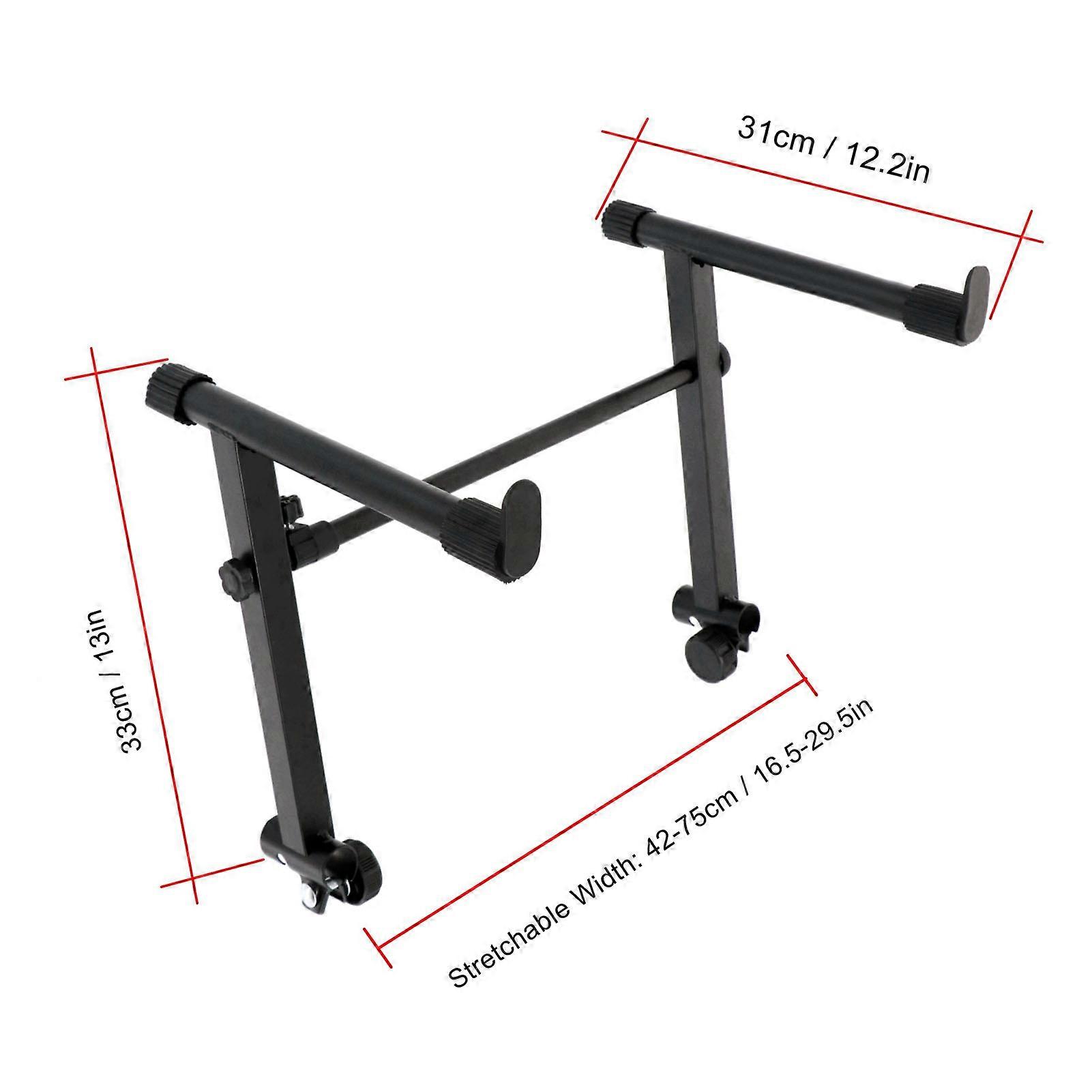 Keyboard Stand Extension Adapter L Shape Electronic Piano Keyboard Rack ...