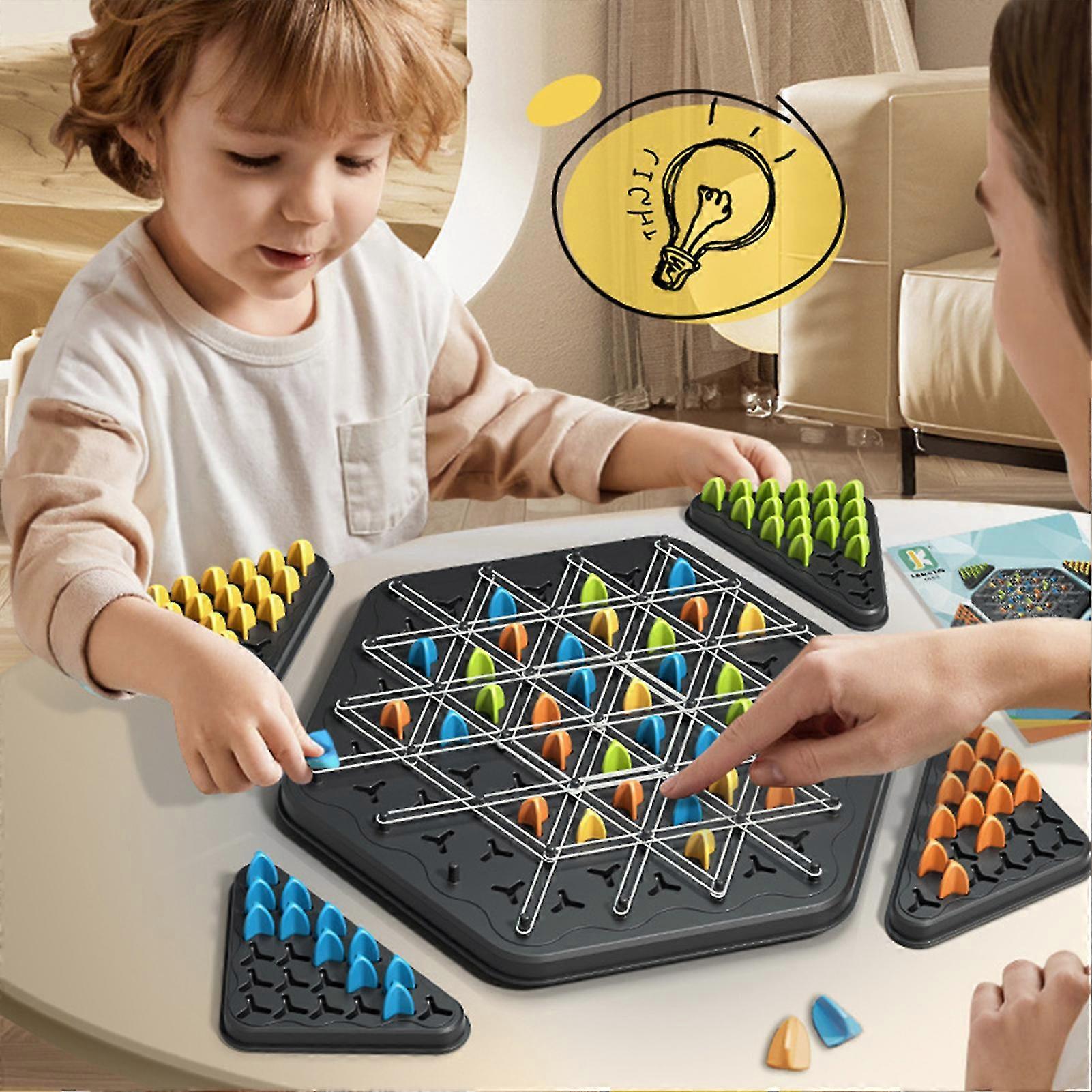Triggle Rubber Band Game Brain Teaser Board Game Birthday Gift | Fruugo UK