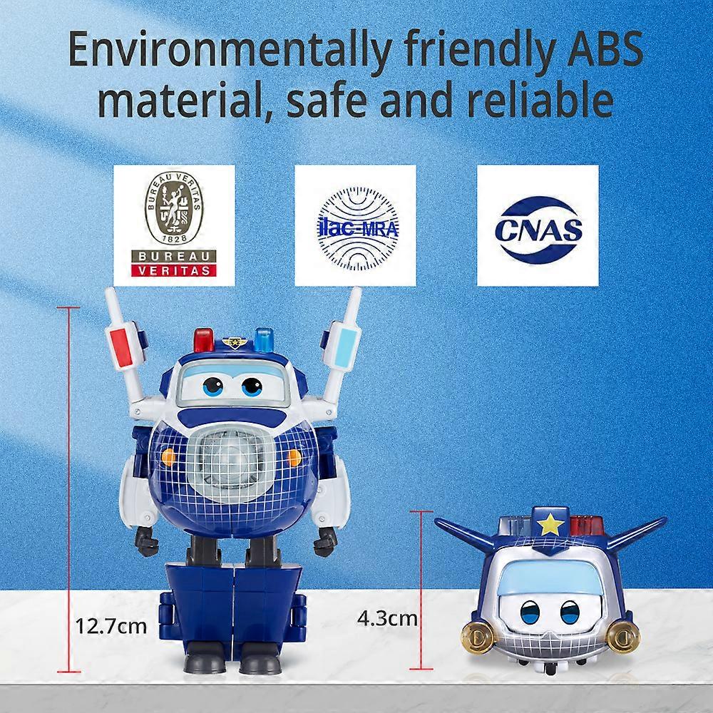 2-pack Set 5 Inches Transforming Supercharged Paul+super Pet Paul ...