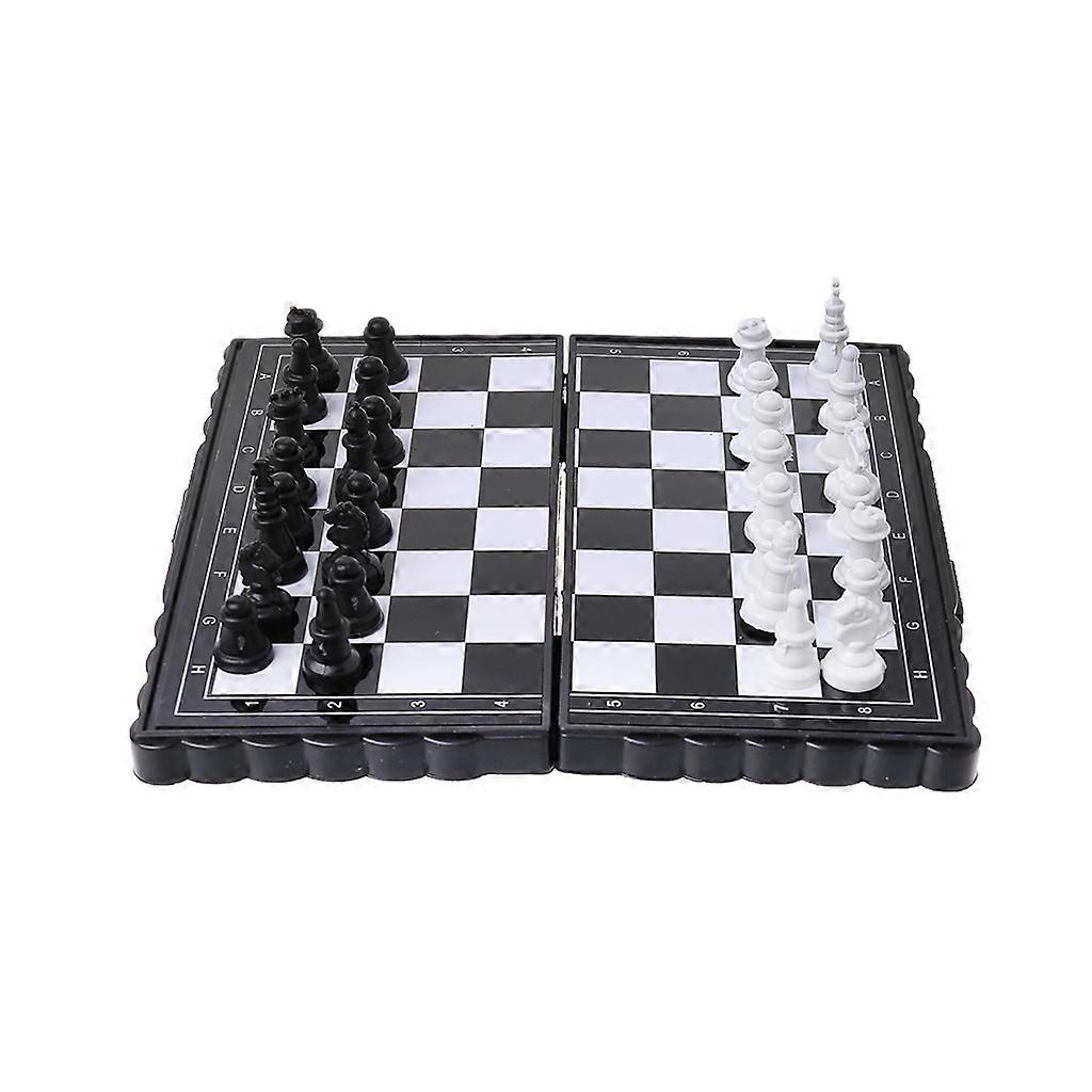 Foldable Chess Board Mini Size Magnetic Chess Set Travel Portable ...