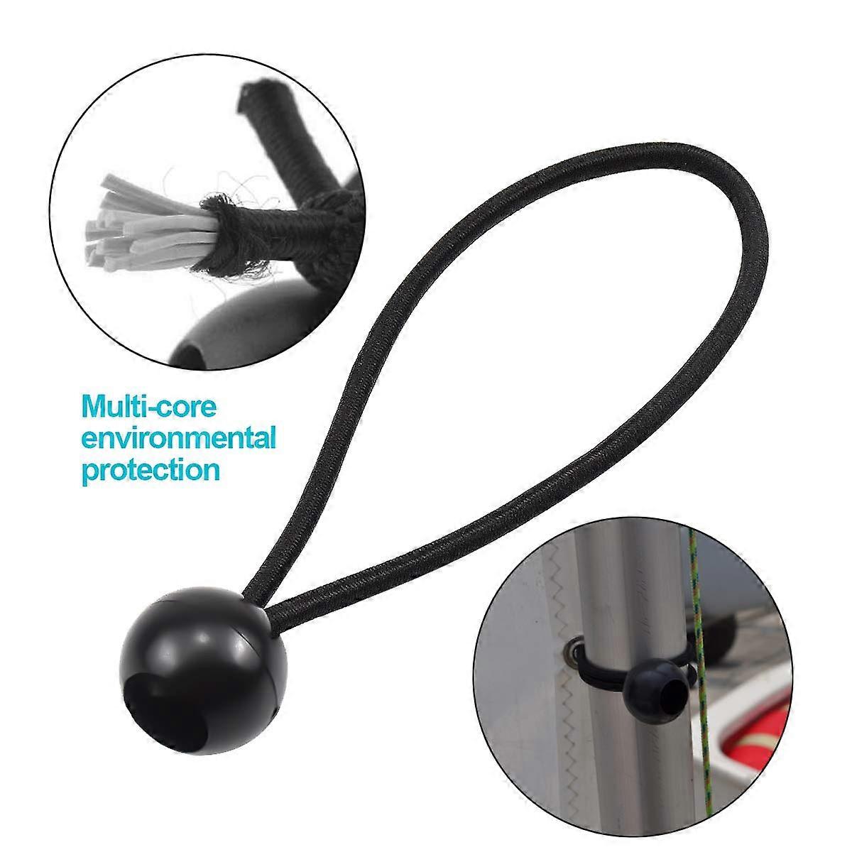 Tarp Bungee With Balloon, 20 Pieces Bungee Bungee 15Cm Elastic Straps ...