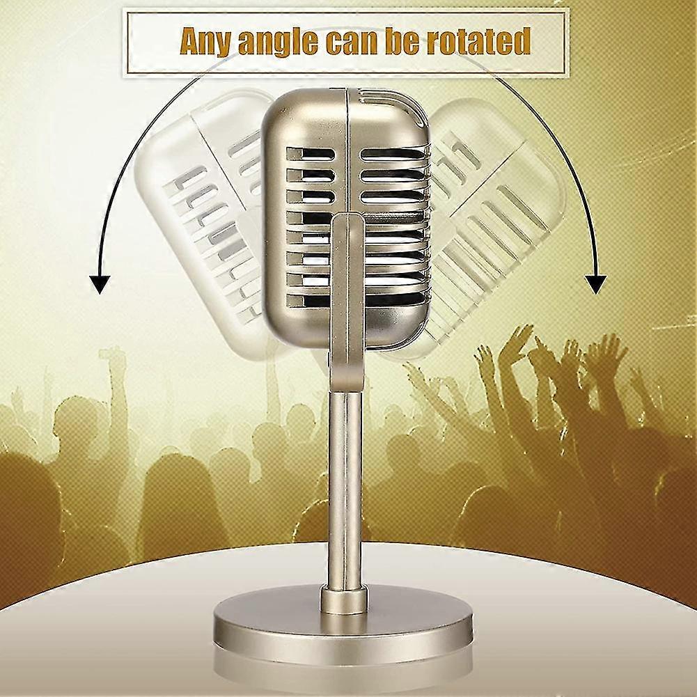 4pcs Retro Microphone Props Model Vintage Microphone Antique Microphone ...