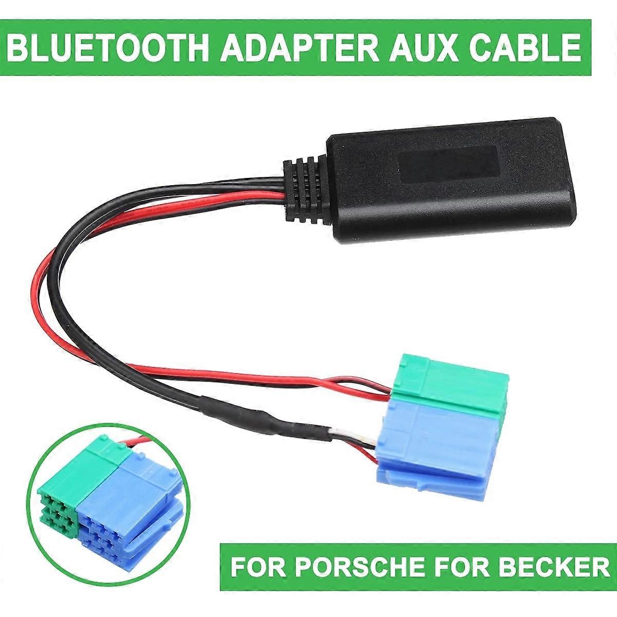 Car Bluetooth 50 Module AUX Cable Adapter for Porsche Becker Stereo ...