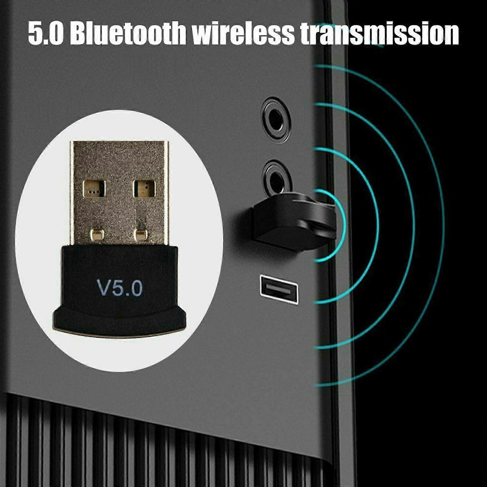 Bluetooth Adapter 5.0 Transmitter Dongle Stick PC Notebook USB ...