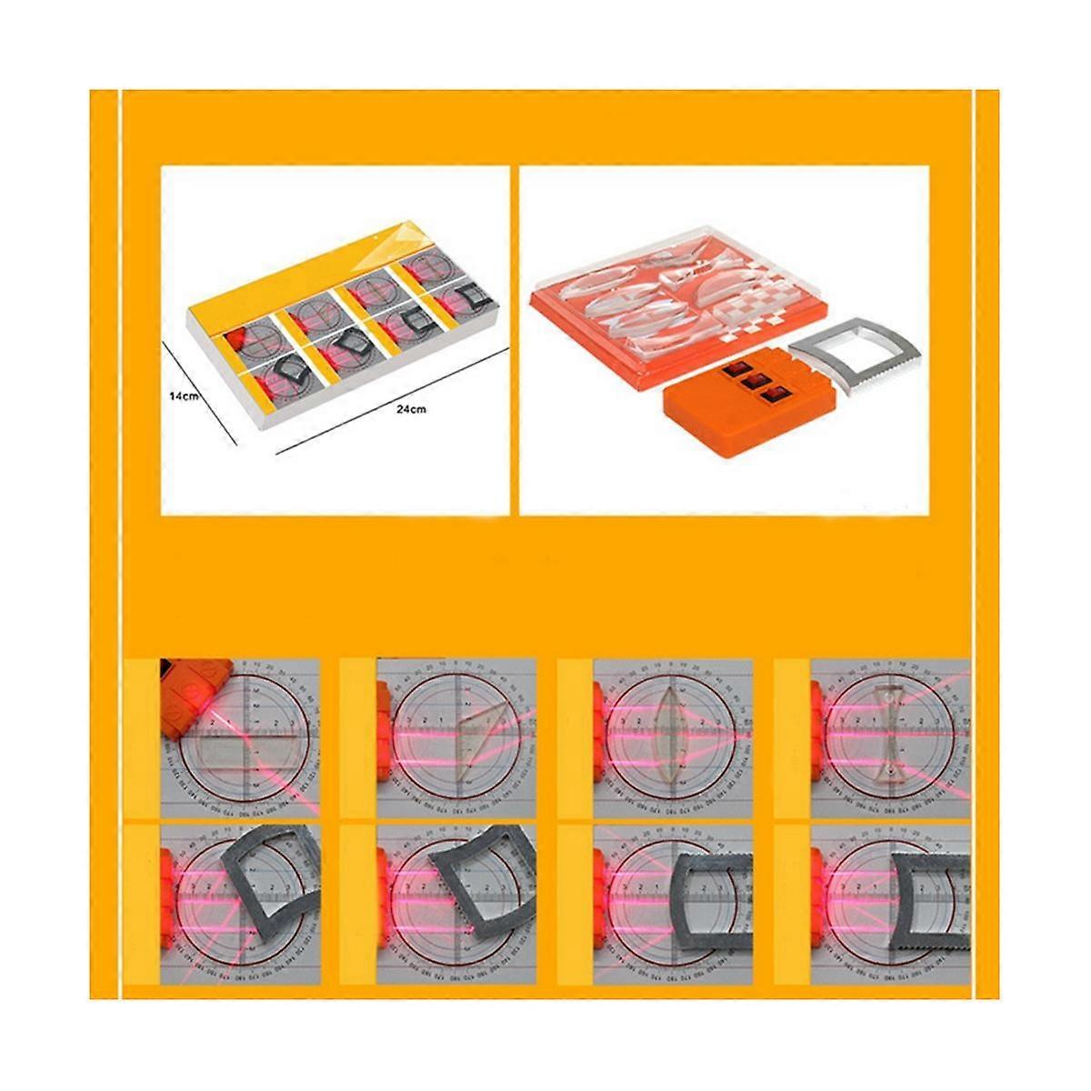 Geometric Optics Experiment Kit Concave-Convex Lens Refraction Optical ...