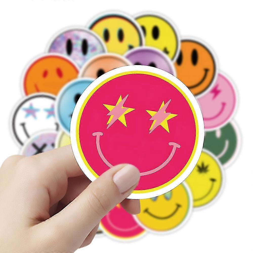 100 Smiley Emoticon Doodle Stickers, Mobile Phone Luggage Helmet Kids ...
