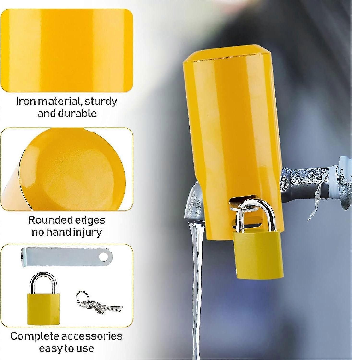 Water Faucet Lock Outdoor/kitchen/garden Hose Tap Metal Faucetlock ...