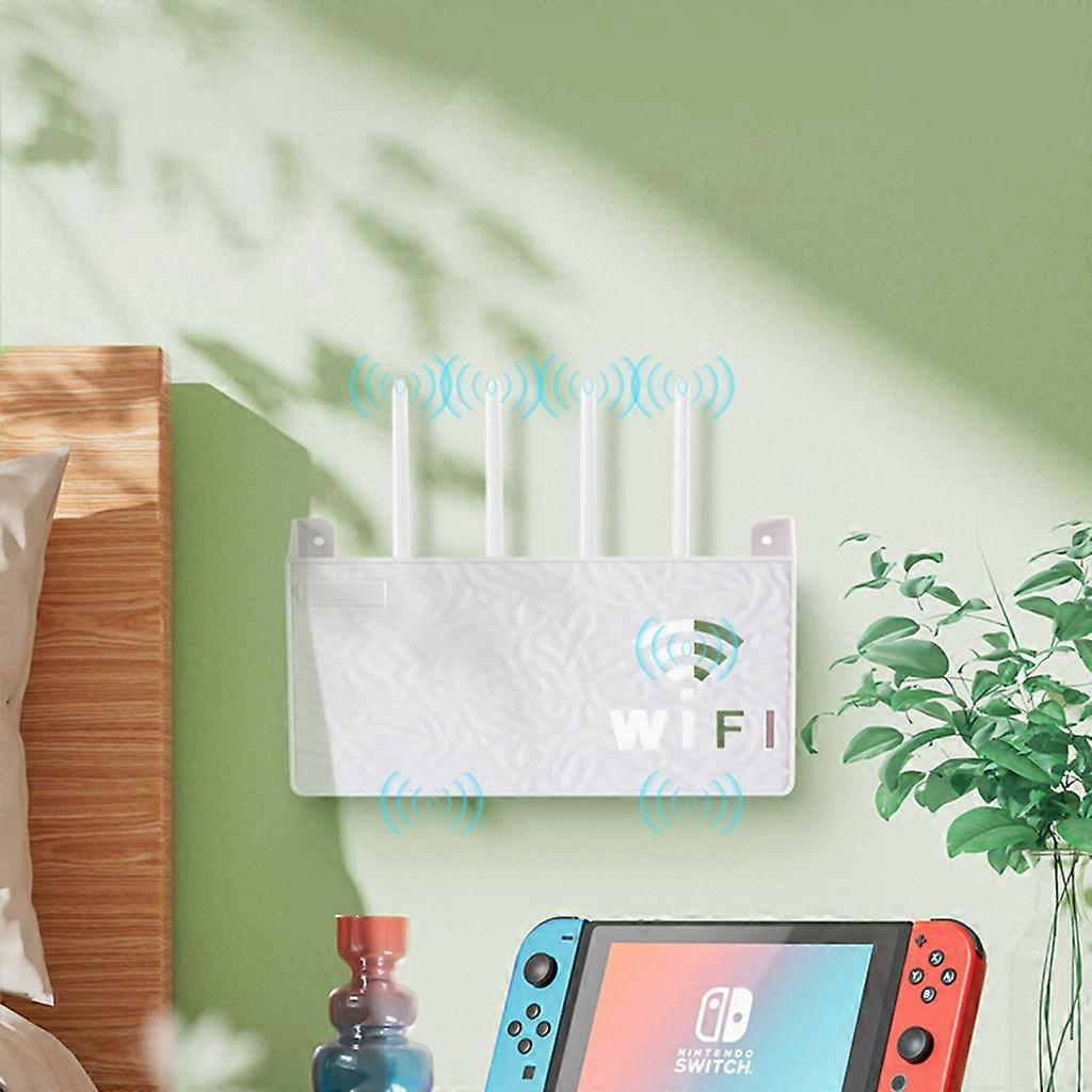 Wireless Wifi Router Storage Box Panel Stb TV Set-Top Box Organizer ...