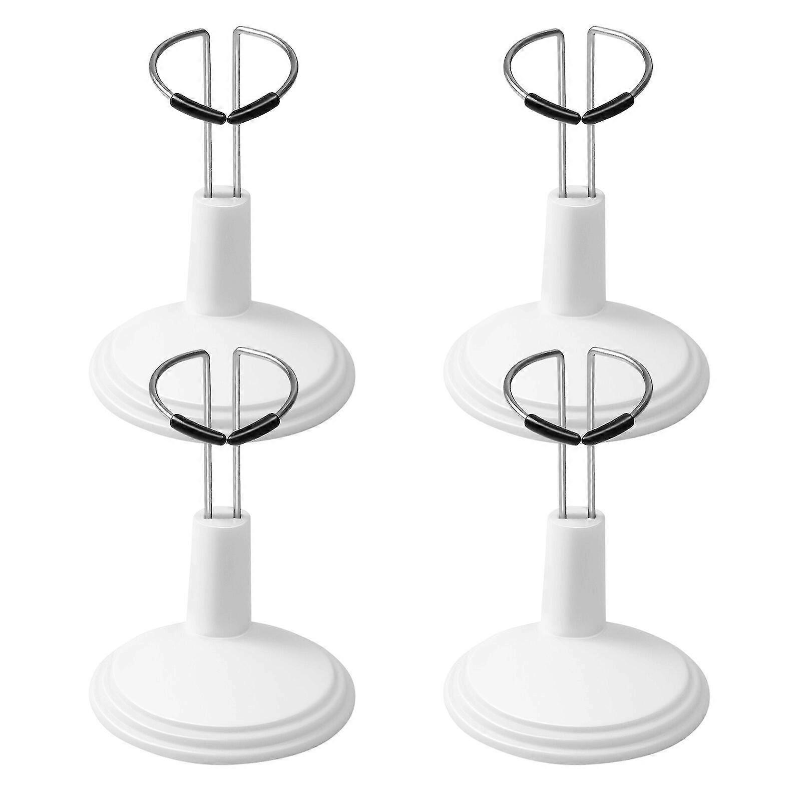 4 Pcs Metal Stand Dolls Storage Rack Doll Display Holder Doll Model ...