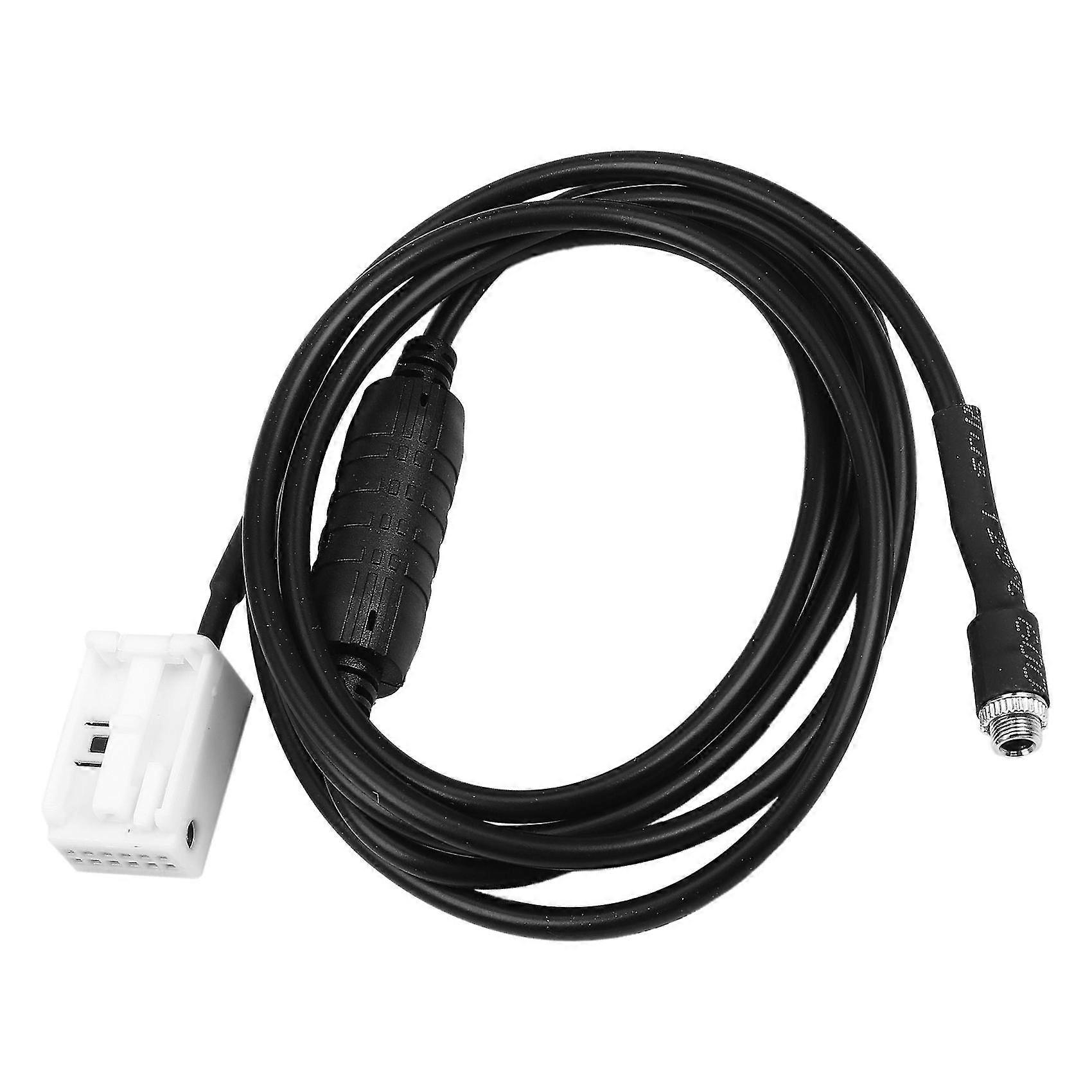 Car AUX Audio Cable Line Connector with Resistor 1.5M 12 Pin for E60 E61 E63 E64 E65 E66 E81 E82 ...