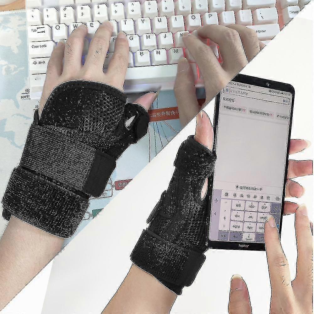 Handledstumstöd, justerbart tumstöd med tumme flexibelt stöd för obehag ...