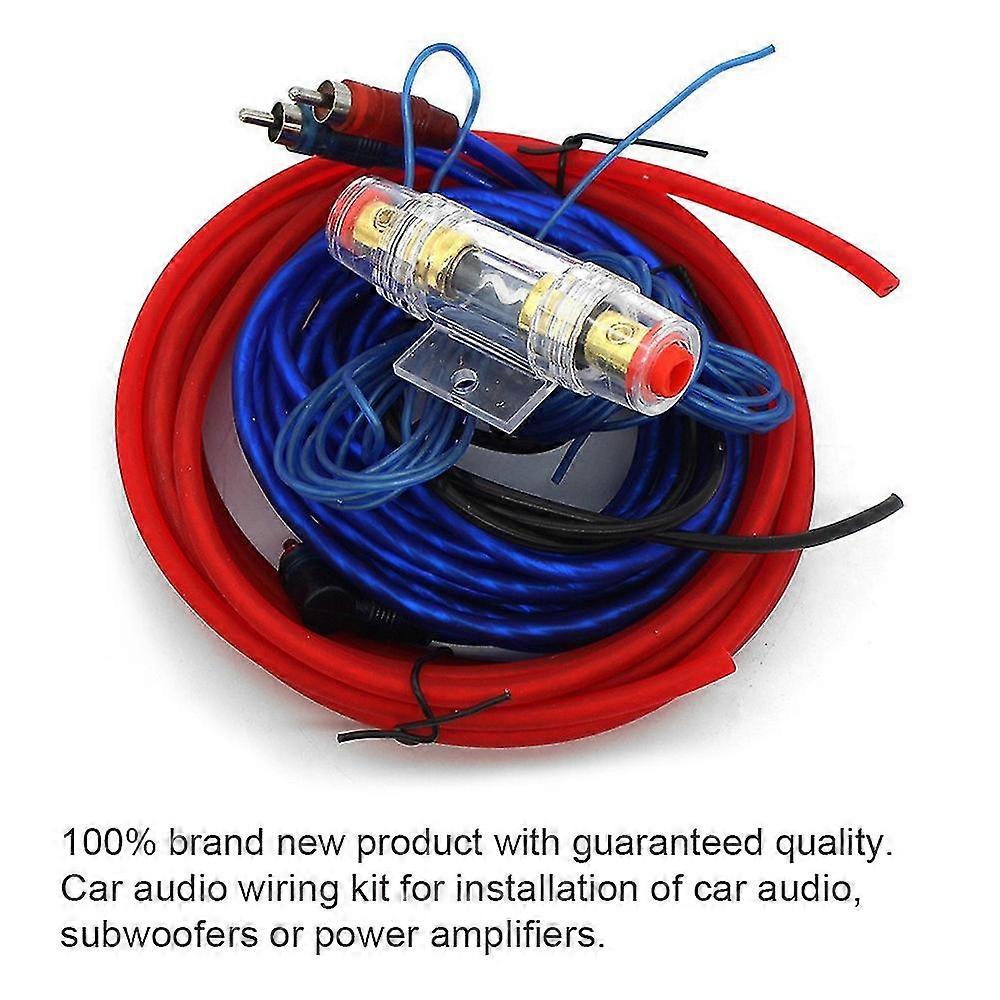 Car Audio Wiring Kit 8 Gauge Power Amplifier Installation Wiring Wire ...