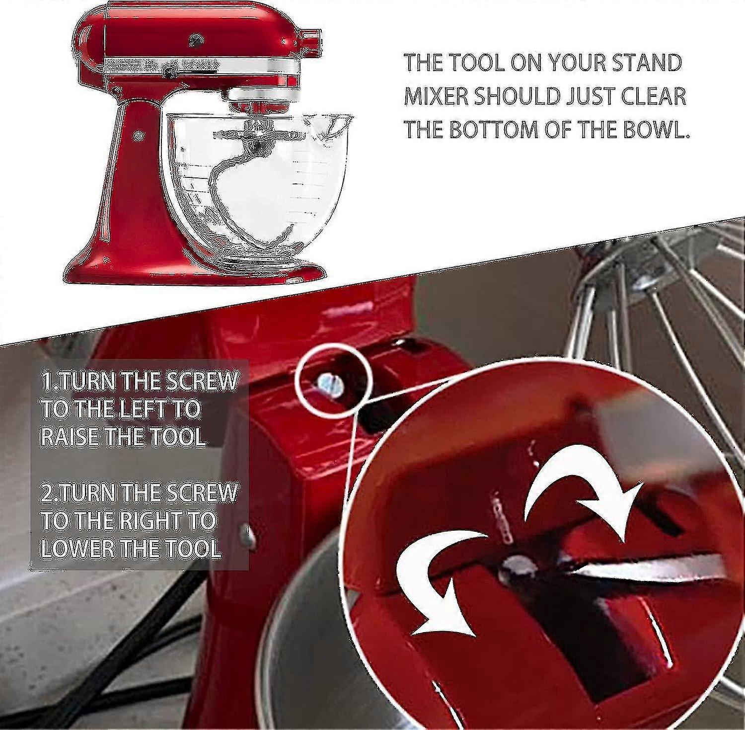 Stainless Steel Dough Hook,k45dh For 4.5/5 Quart Tilt-head Stand Mixer Kitchen-aid K45 K45ss ...