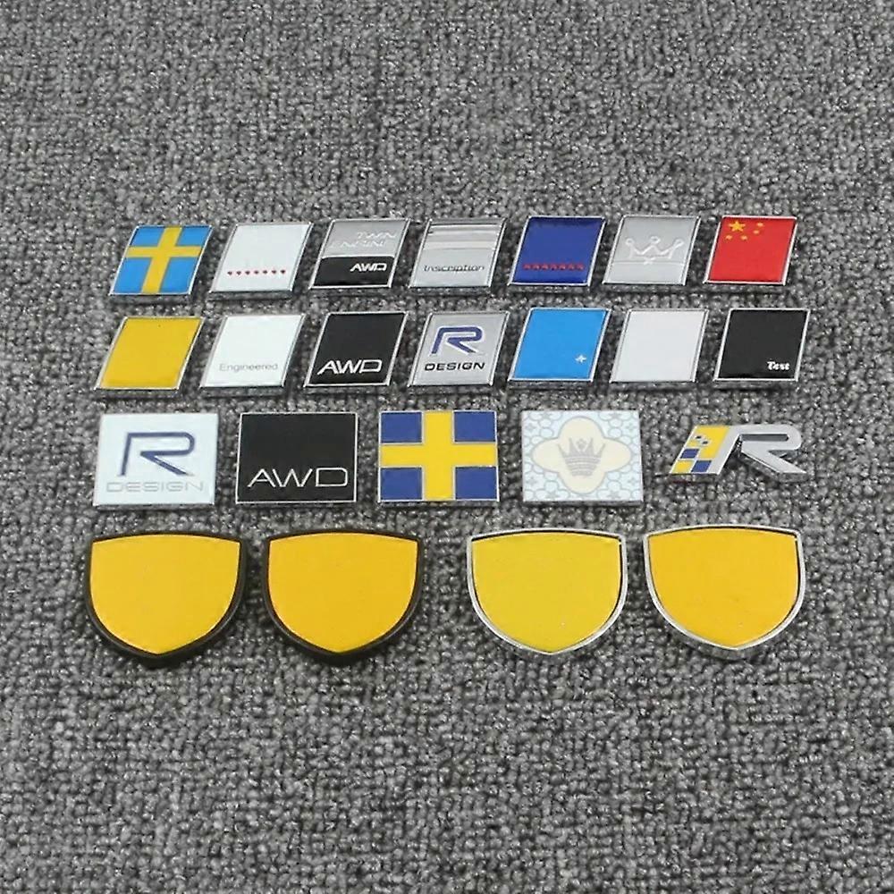 Car Styling Accessories Metal Rear Trunk Emblem Badge Sticker Decals ...