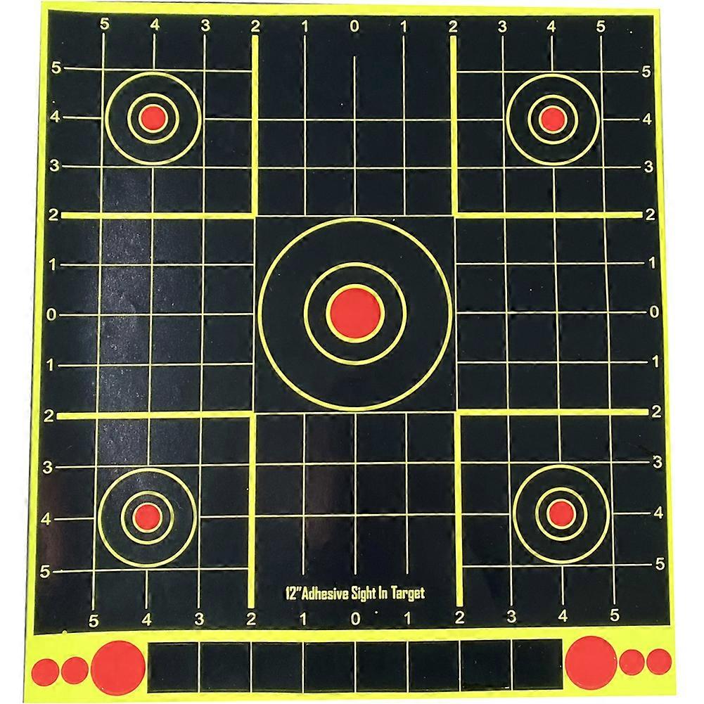 10pcs Shooting Target Papers Stickers Self-Adhesive Paper Target for ...