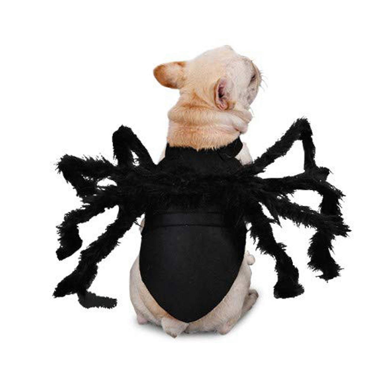 Pet Dog Halloween Spider Costume 8 Spider Wing Cosplay Clothes for ...