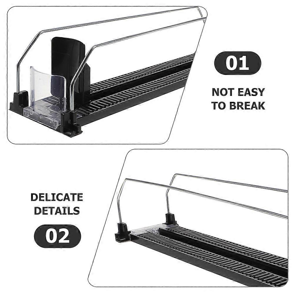 2pcs Supermarket Drinks Pusher Shelf Automatic Pushing Dispenser ...
