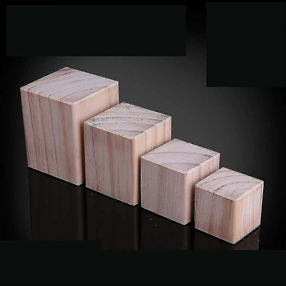 Set Of 4 Furniture Legs Wooden Home Furniture Riser Furniture Feet Bed ...
