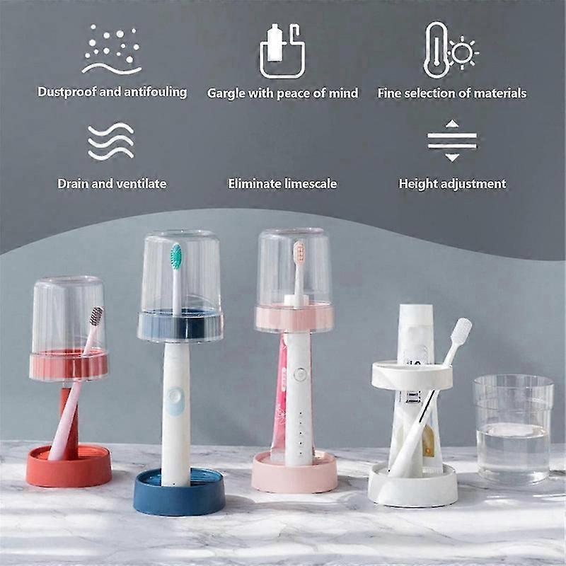 Toothbrush Holder With Tooth Brush Cup, Suitable For All Toothbrushes ...