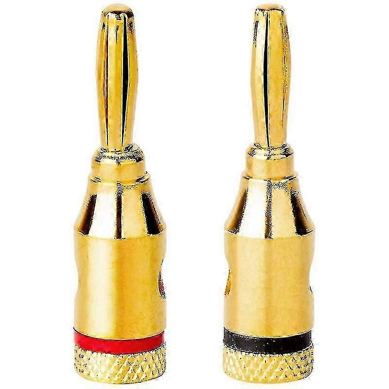 10 Pairs Banana Plugs - Open Screw Type For Speaker Wire, Home Theater ...