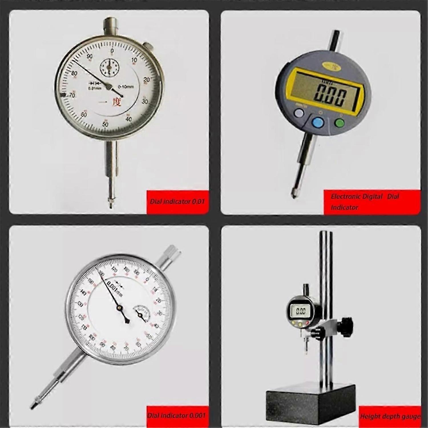 6pcs Dial Indicator Extension Stem Rod Set,M2.5 Thread,30-150mm Lengths ...