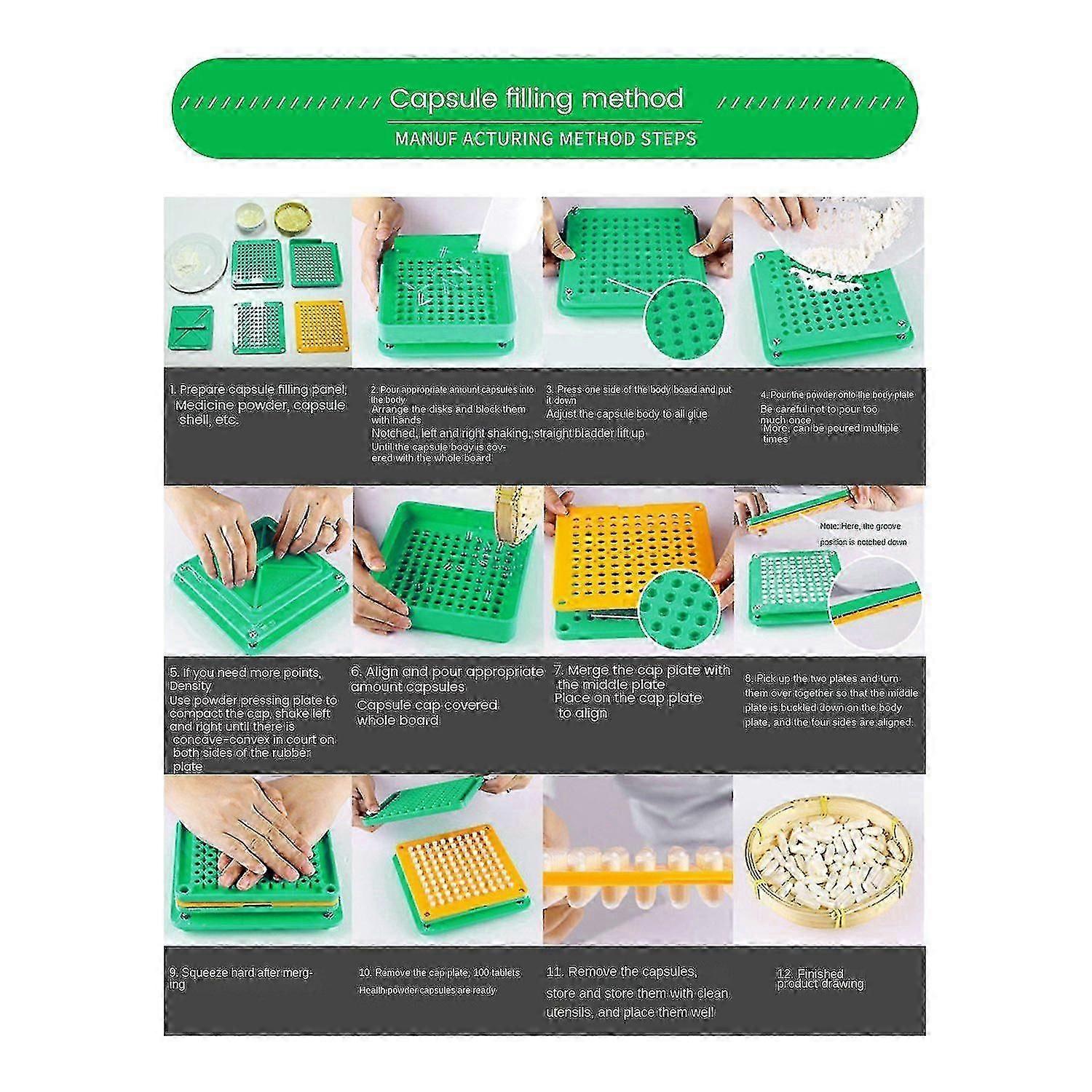 Capsule Filling Tray 00 100 Hole Capsule Filler Capsule Filling Machine ...