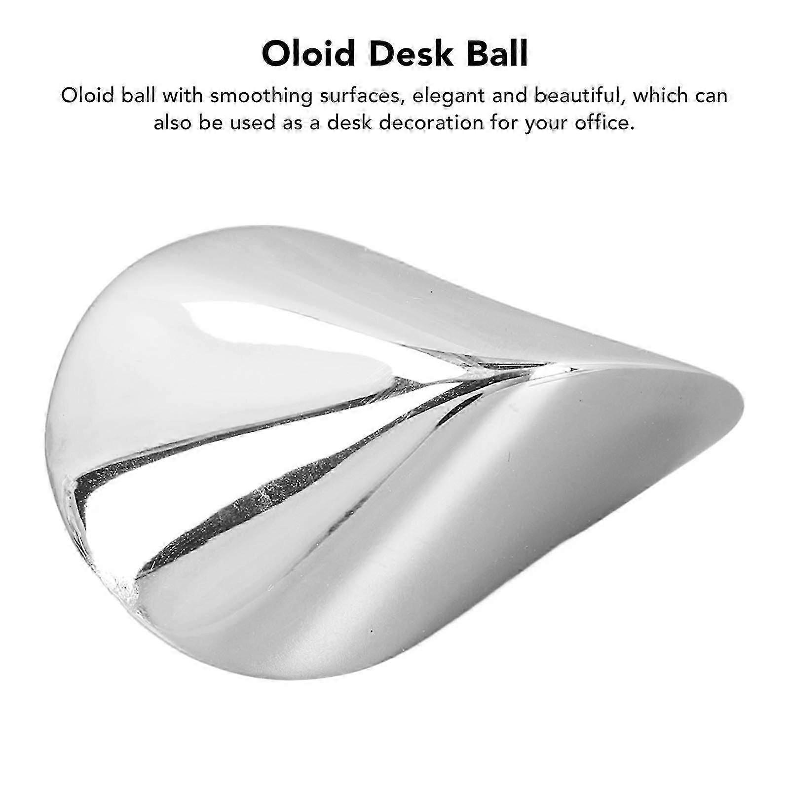 Oloid Desktop Toy Reduce Pressure Smoothing Surfaces Stainless Steel ...