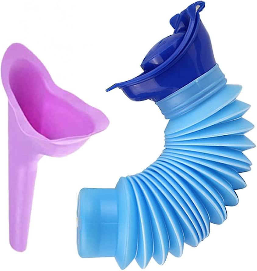 Collapsible Urinal, 750ml Men's Women's Portable Mobile Toilet Potty ...