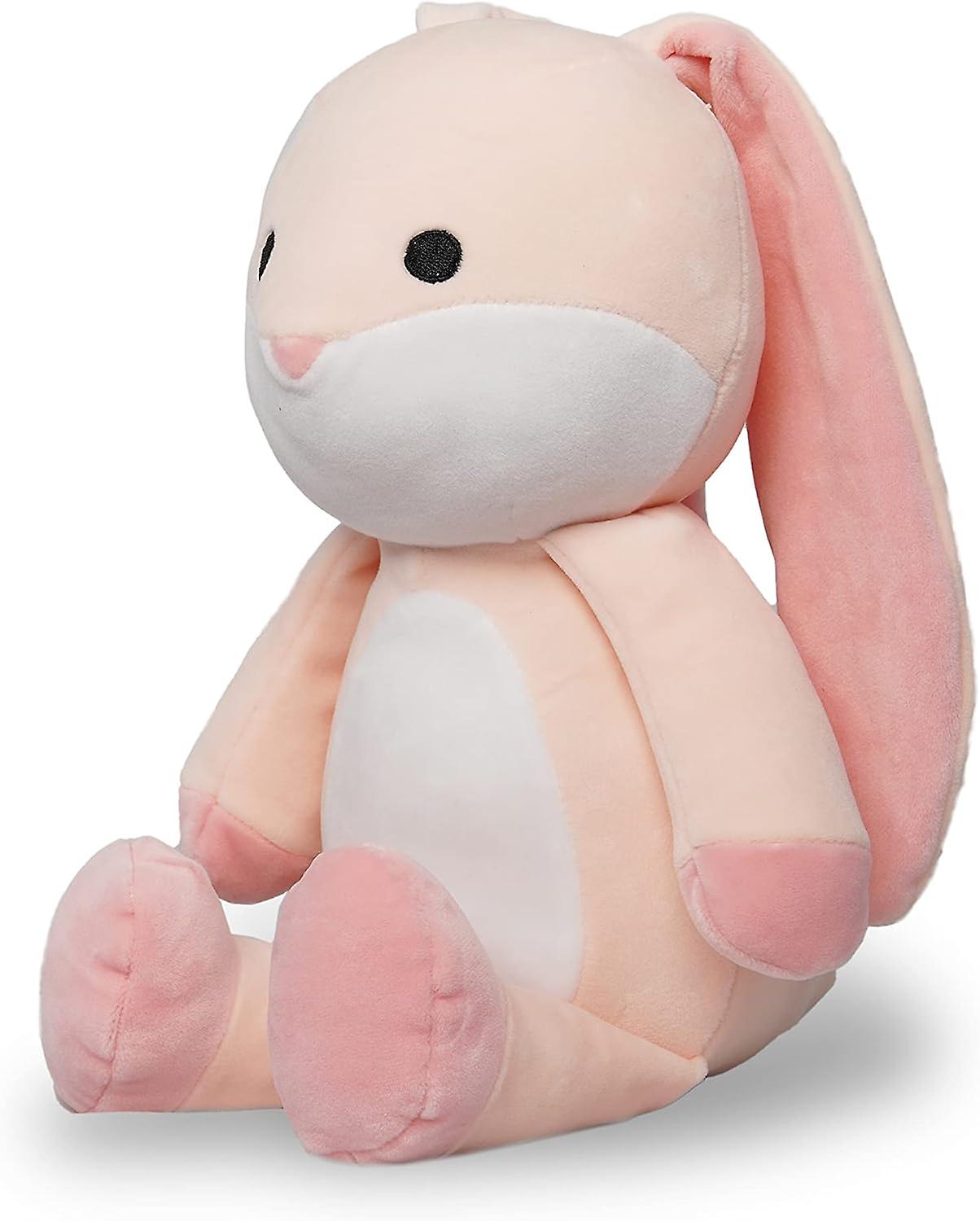 Pink Bunny Rabbit Plush - 10 Inches Stuffed Animal Plushie - Plushy And ...
